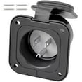 CIVG 15 Amp Waterproof Shore Power Inlet Plug, 125V NEMA 5-15 RV Inlet ...