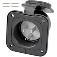 ParkPower 301ELRV.BLK Standard RV Inlet - 30 Amp, 125V - Walmart.com
