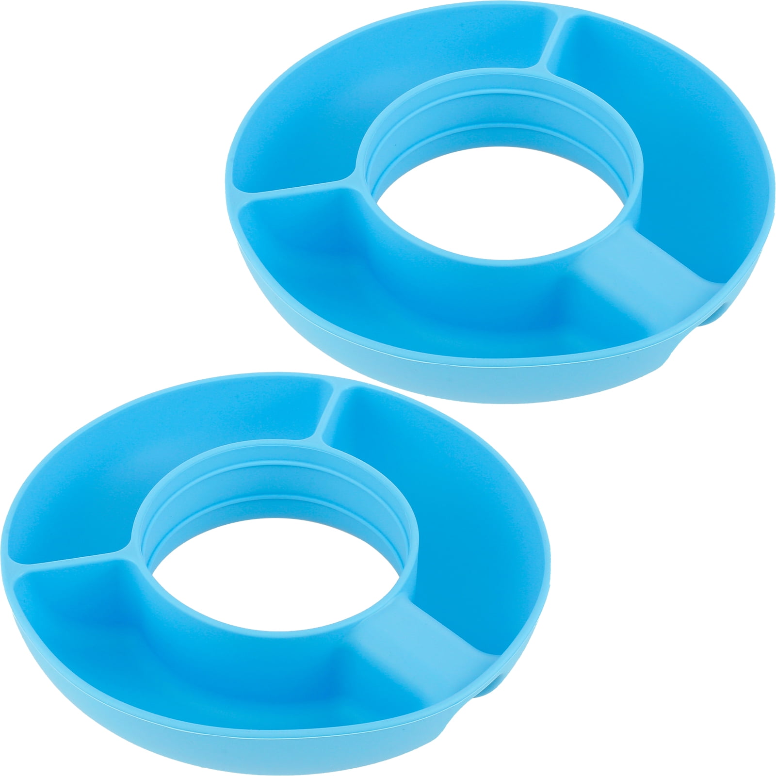 CIVG 2pcs Snack Bowl for 40oz Cups 3 Compartments Tumbler Snack Tray ...