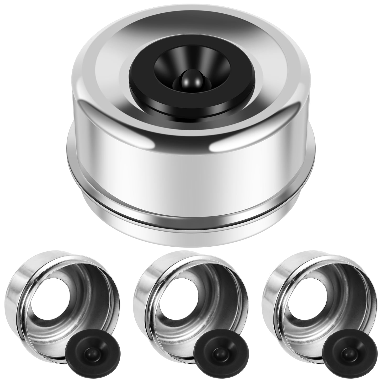 CIVG 4pcs Trailer Bearing Dust Cover 1.98/2.75inch Iron Trailer Axle ...
