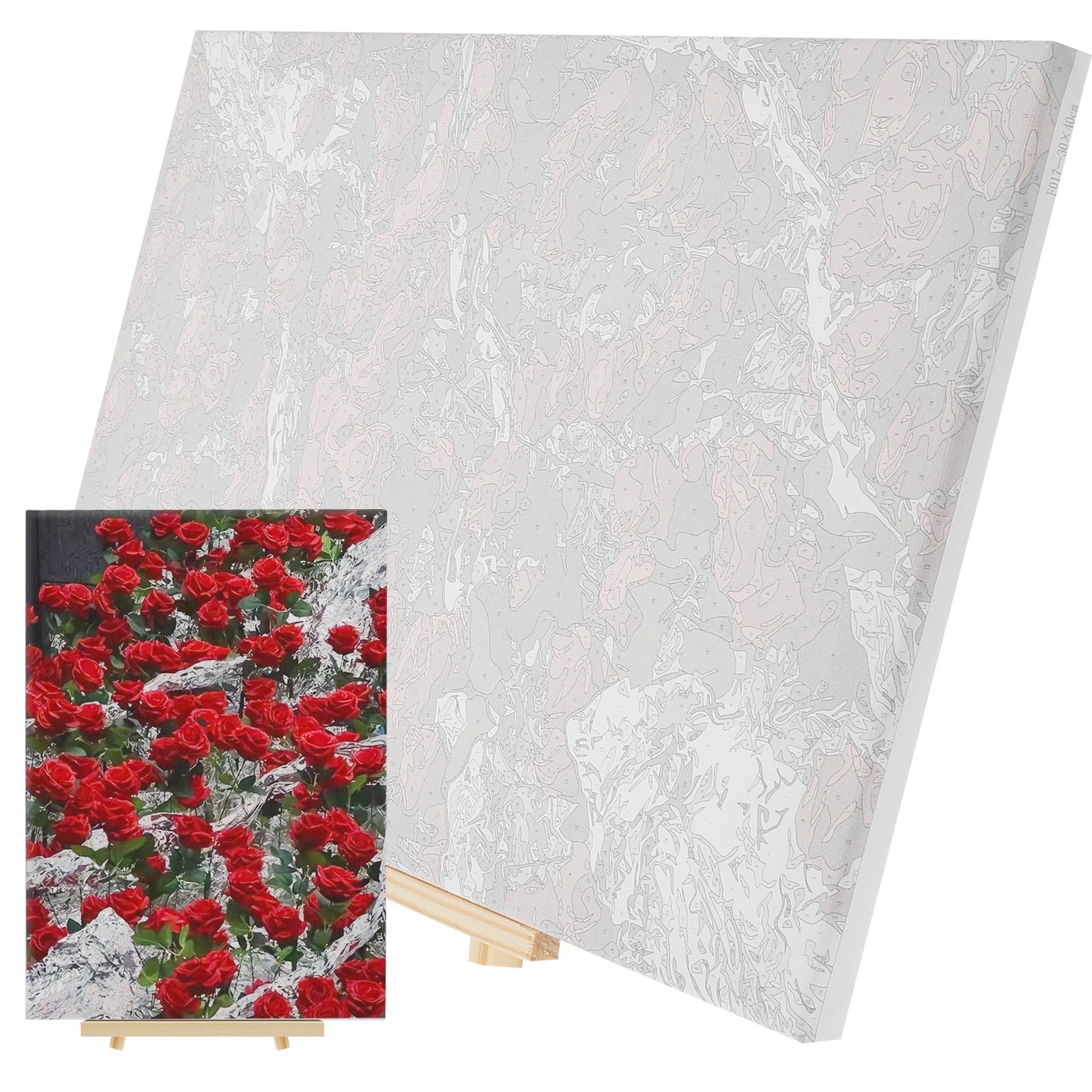 CIVG Paint by Numbers for Adults Beginners Rose Paint by Numbers Kit ...