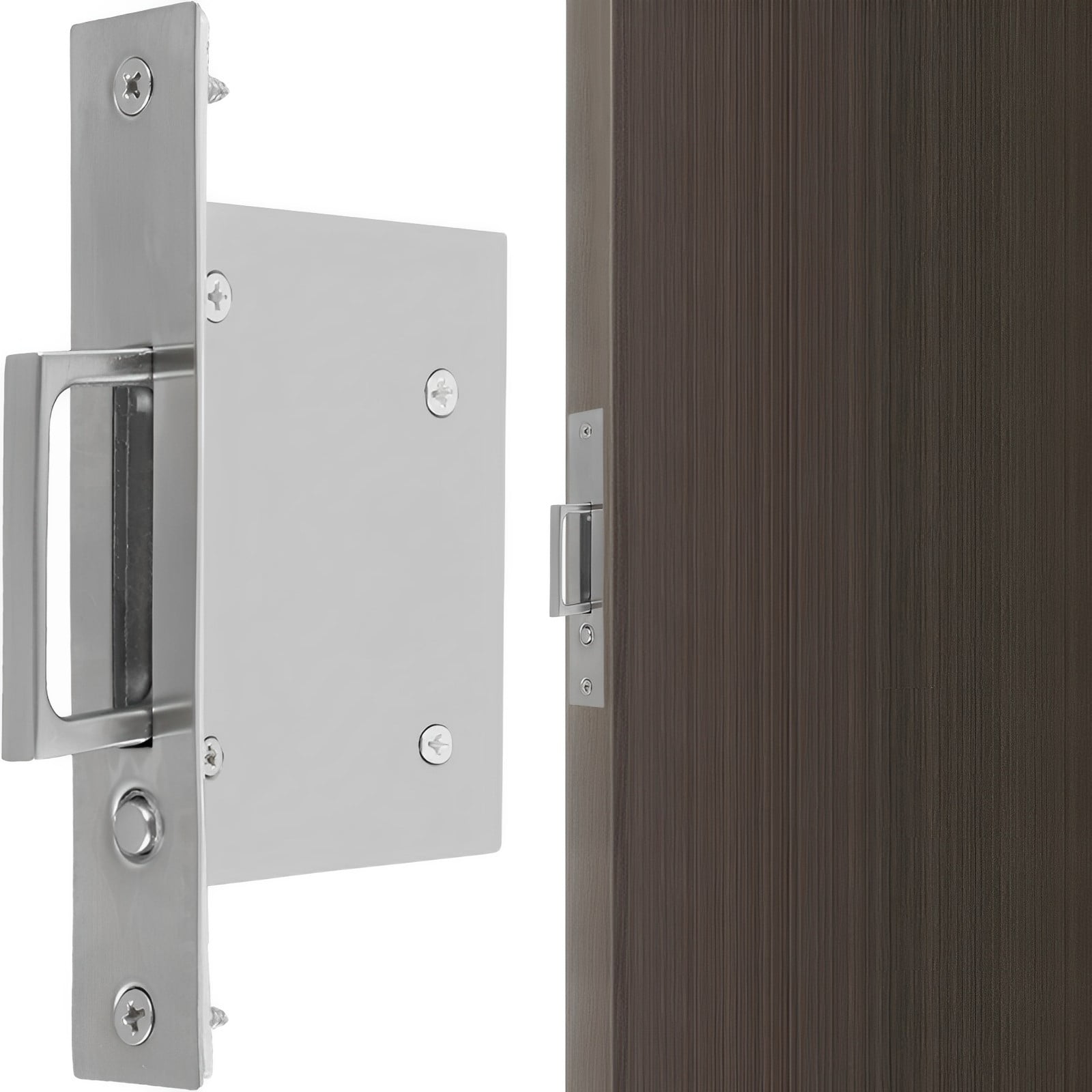 CIVG Pocket Door Edge Pull Zinc Alloy Sliding Door Pull Handle Sturdy ...