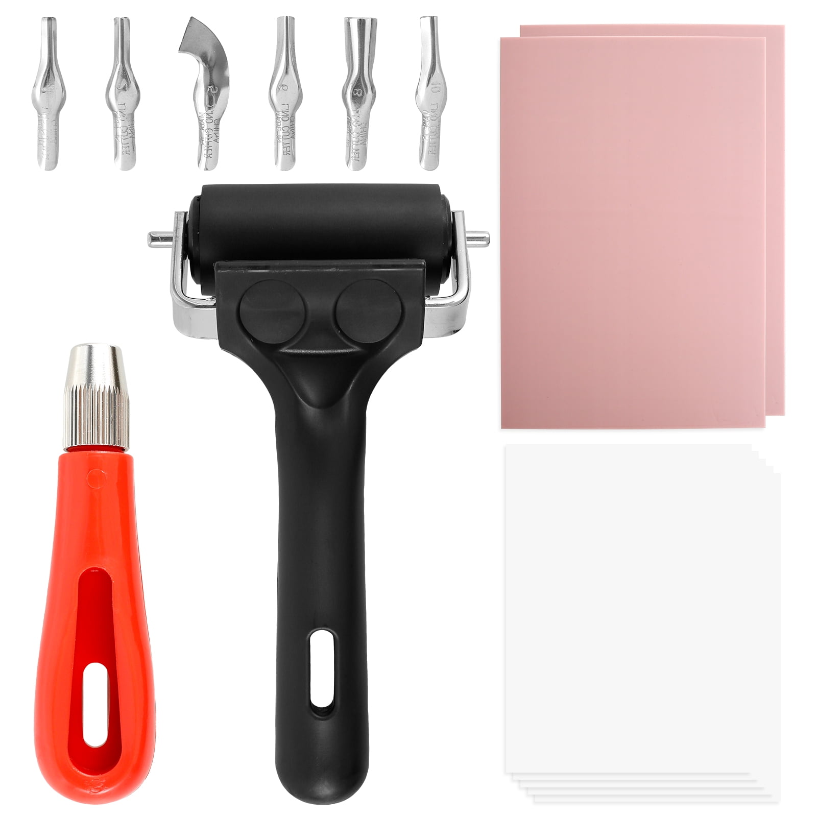 CIVG Rubber Block Stamp Carving Blocks Set Soft Rubber Block Stamp ...