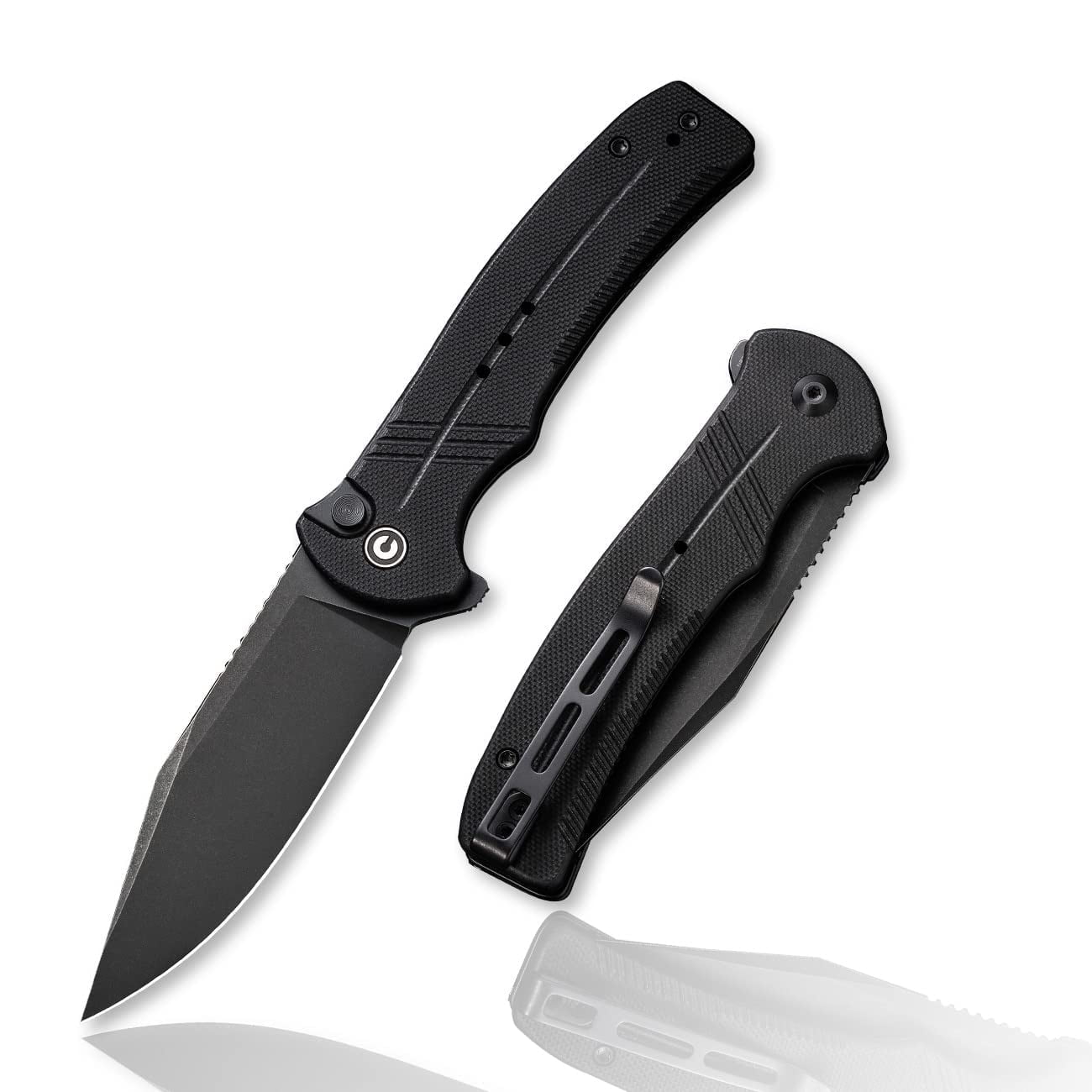 CIVIVI Button Lock Pocket Folding Knife Cogent 3.47" 14C28N Blade ...