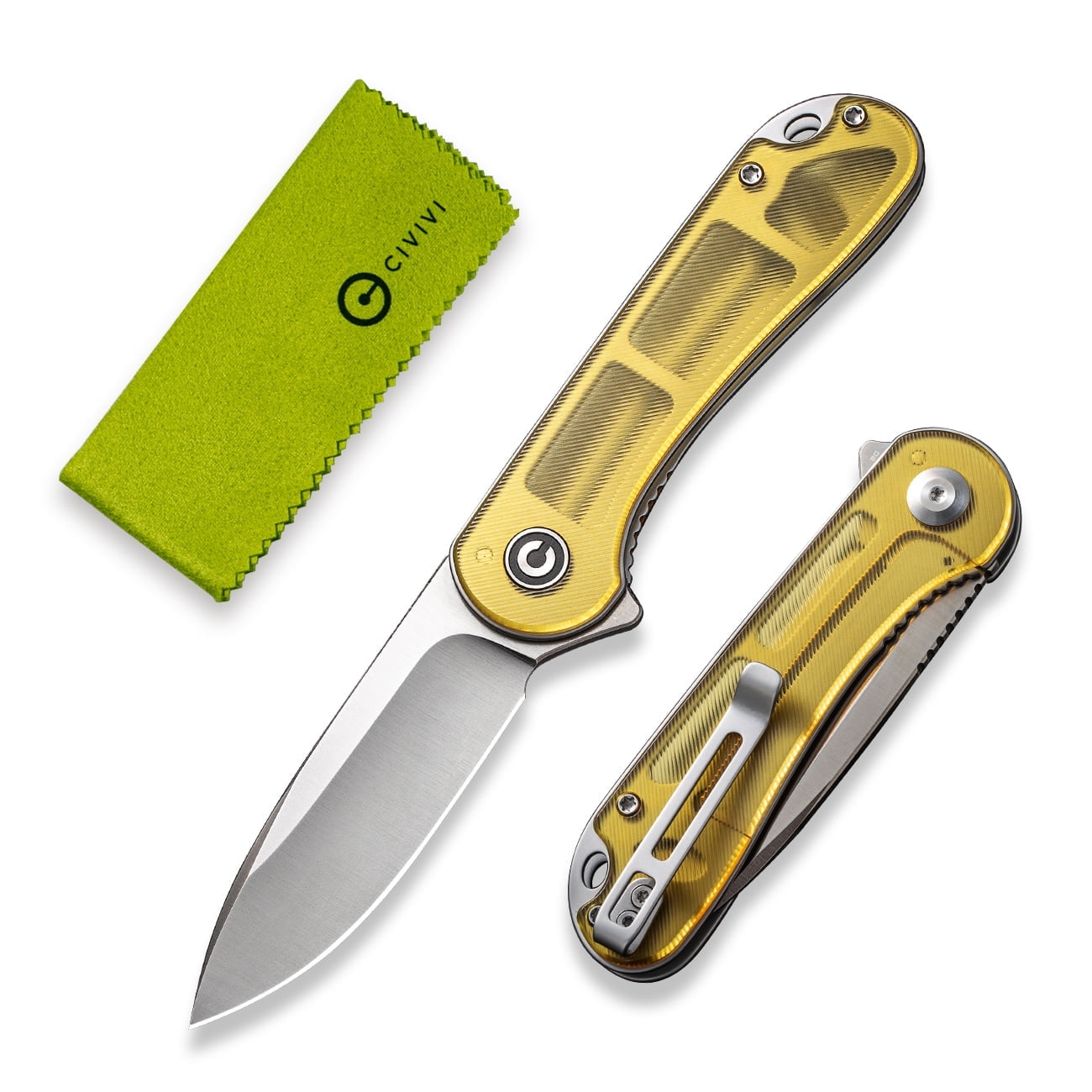 CIVIVI Elementum Pocket Knife Satin Finished D2 Blade C907A-4 - Walmart.com