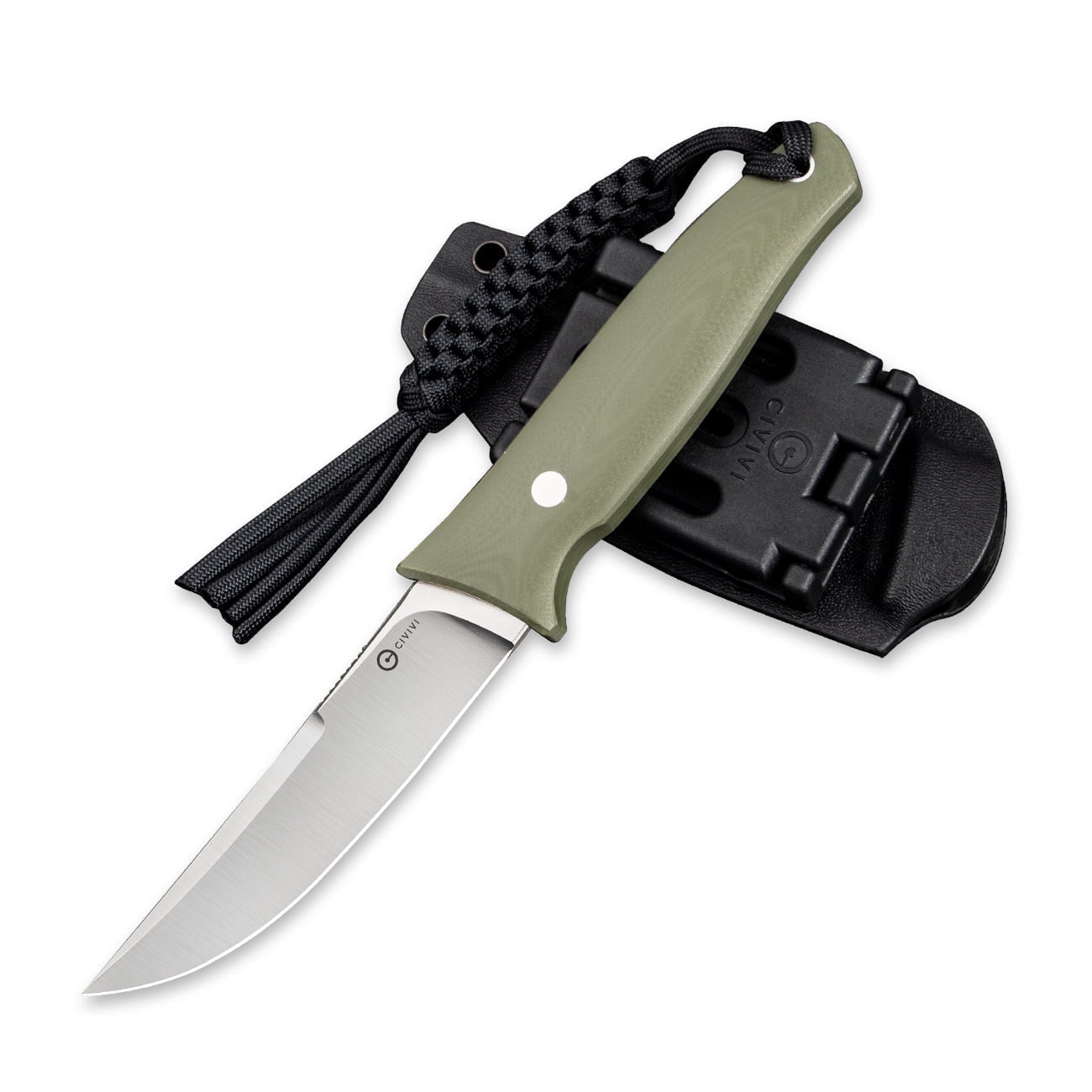 CIVIVI Fixed Blade C19046-2 Knife D2 Stainless Steel & OD Green G10 ...