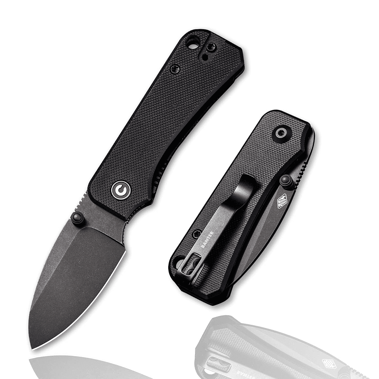 CIVIVI Baby Banter Pocket Folding Knife2.34" Nitro-V Blade Small Knife ...