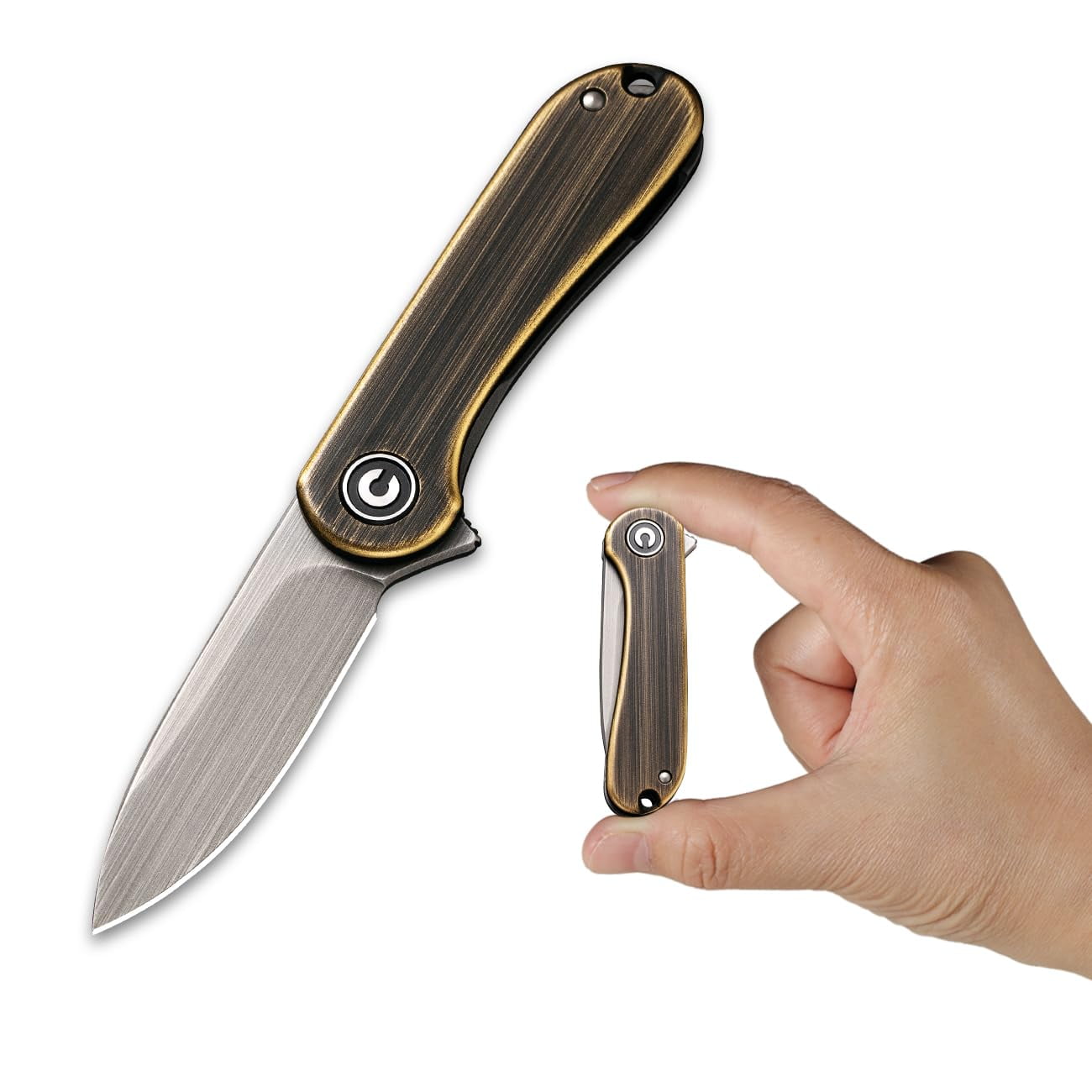 CIVIVI Small Pocket Folding Knife Mini Elementum 1.83" 14C28N Blade ...