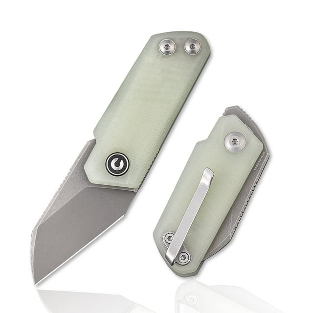 CIVIVI Small Pocket Knife with Clip Folding Knife Slip-joint Knife 1.55 ...