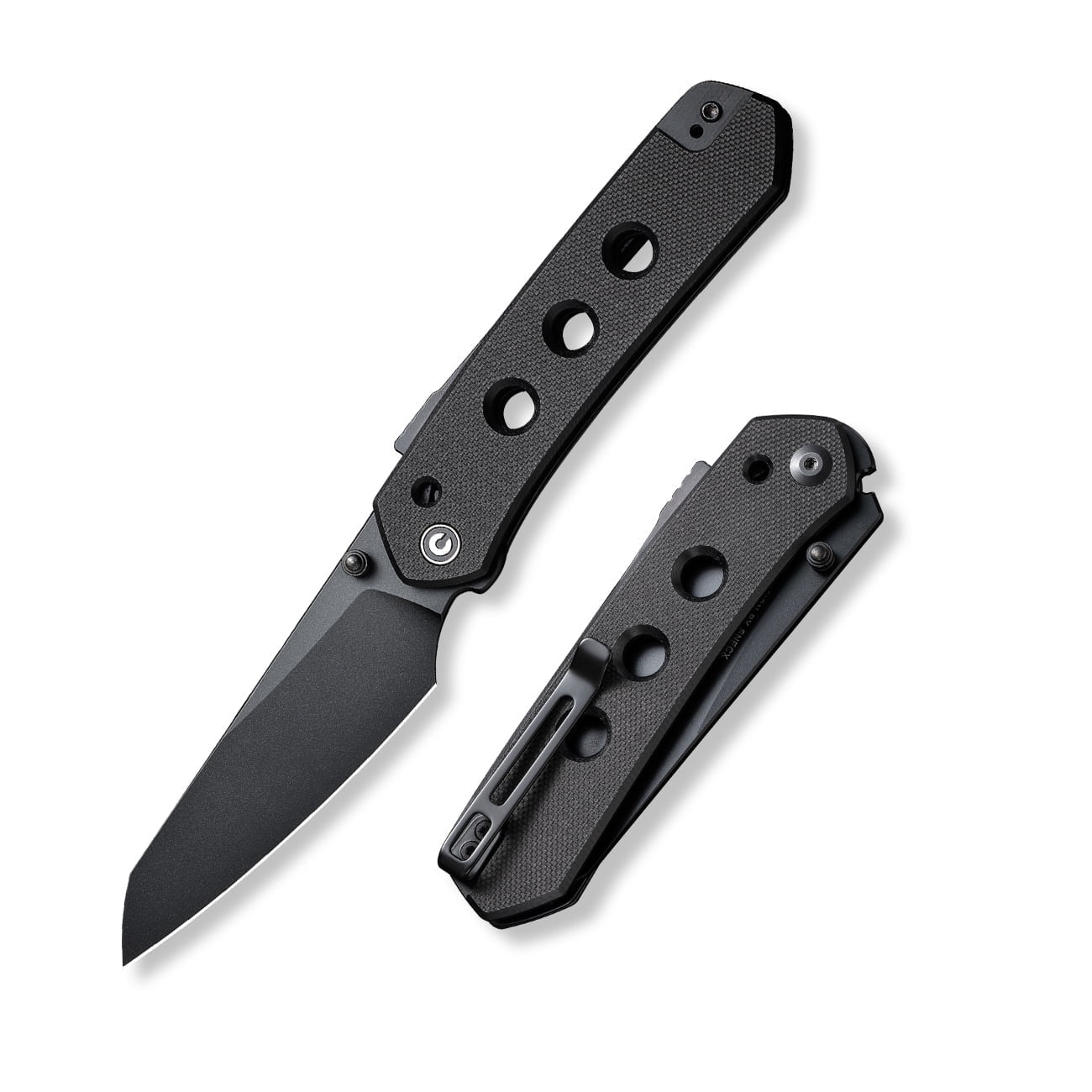 CIVIVI Vision FG Pocket Knife C22036-1 with Black G10 Handle and Nitro ...