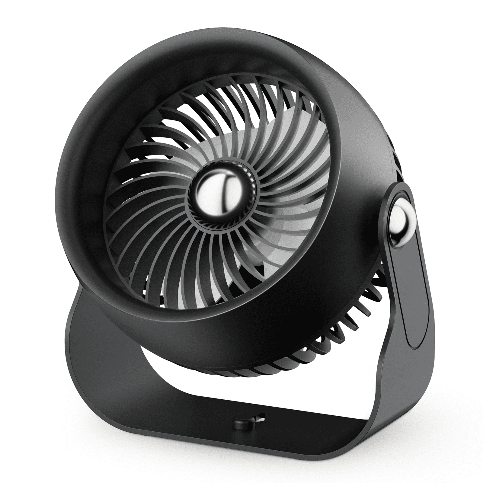 CIVPOWER 8-inch Air Circulator Adjustable Small Desk Fan 4 Speed ...