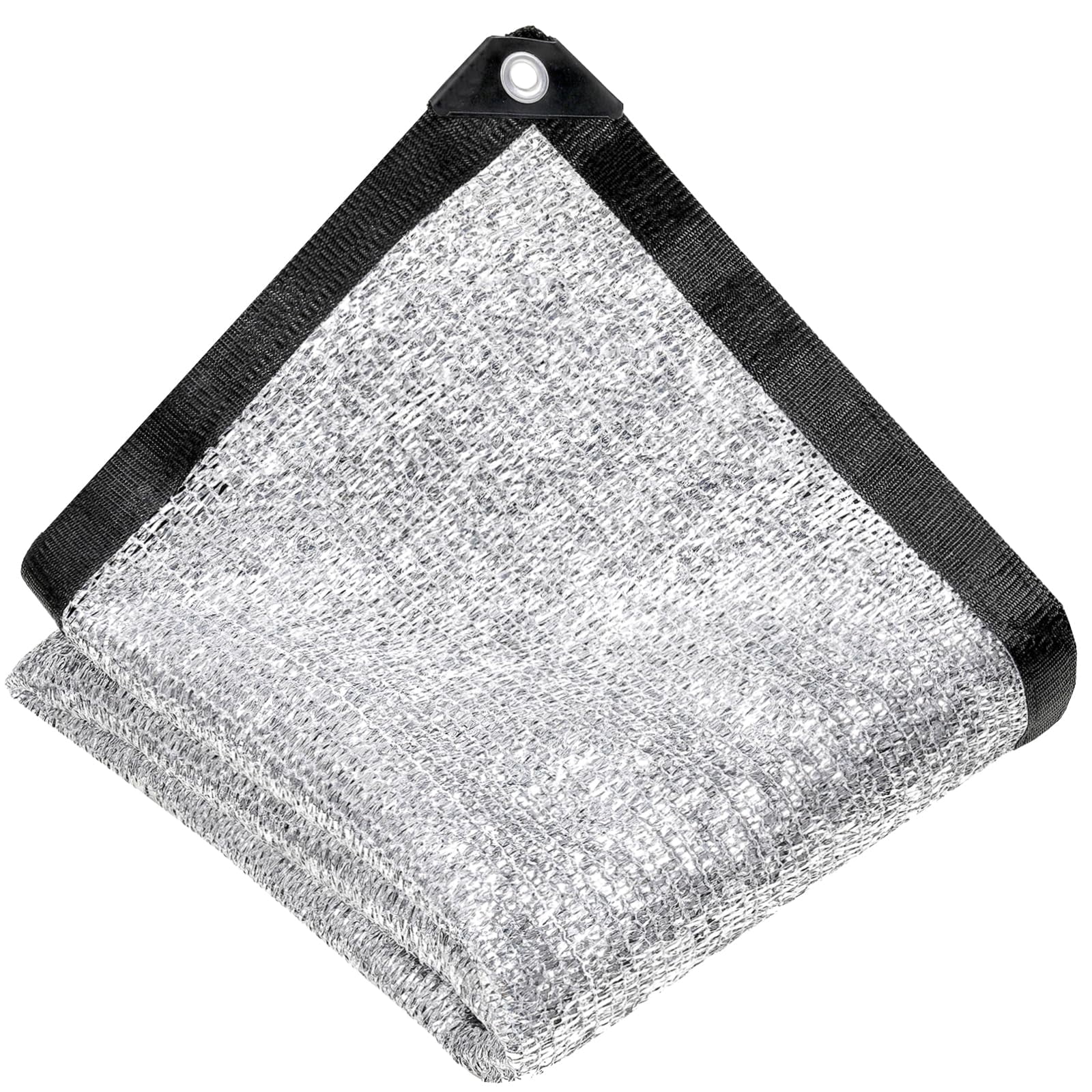 CIWINICI 70% Reflective Aluminum Foil Sun Shade Cloth,Mesh Canopy Cover ...