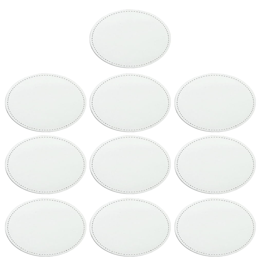 CIYISON 10 Pieces Sublimation Patches Blank Iron on Patches Blank ...