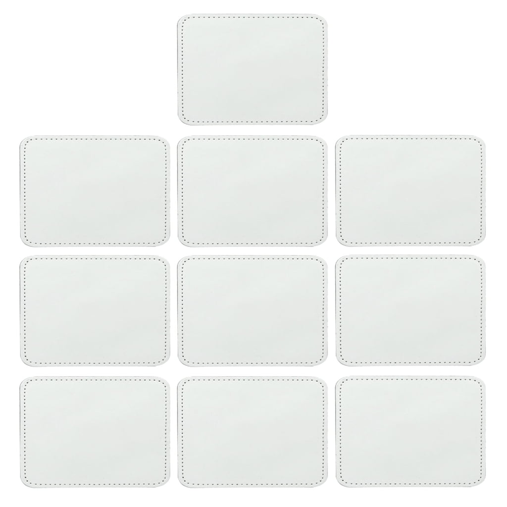 CIYISON 10 Pieces Sublimation Patches Blank Iron on Patches Blank ...