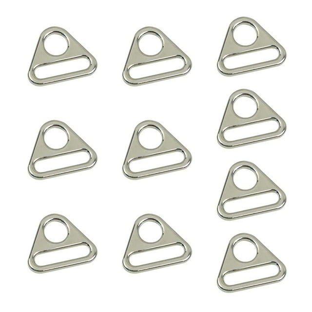 CIYISON 10 Pieces Triangle Buckle Adjuster, Triangle D Rings Adjuster ...