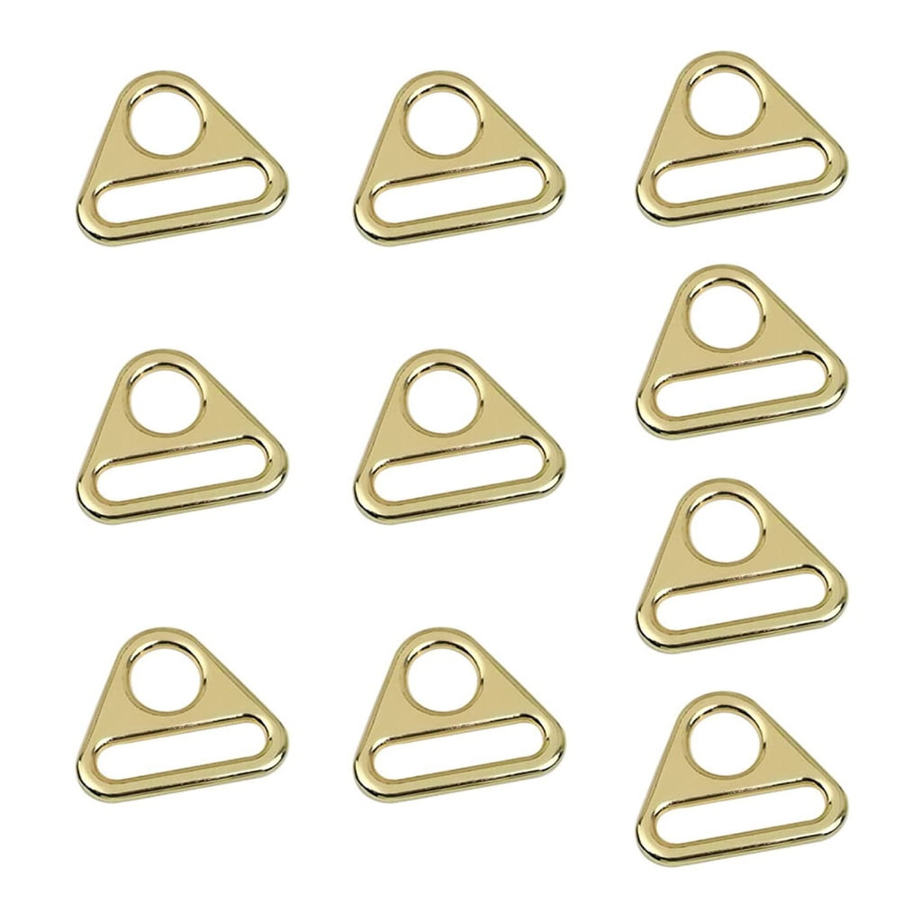 CIYISON 10 Pieces Triangle Buckle Adjuster, Triangle D Rings Adjuster ...