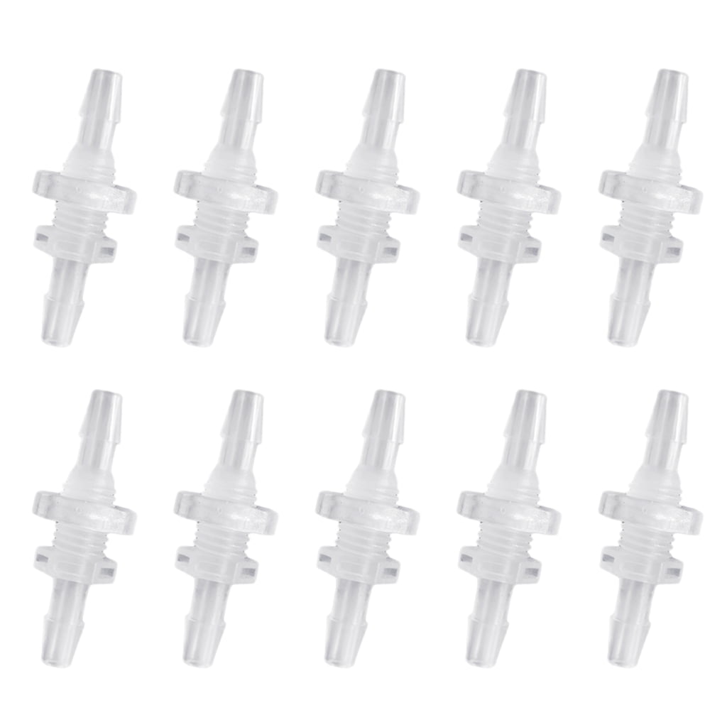 CIYISON 10 Sets of Threaded Barbed Bulkhead Connectors Durable Tube ...