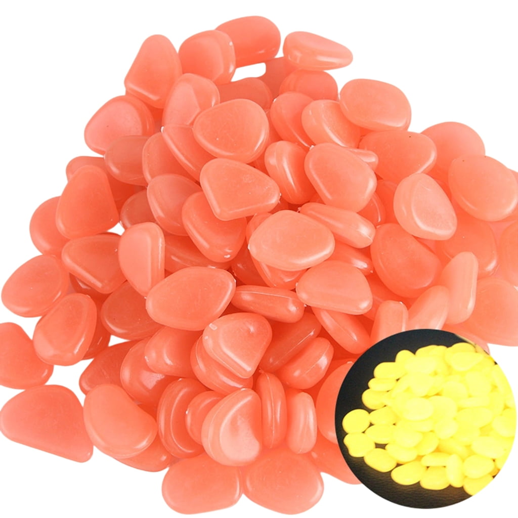 CIYISON 100 Glow Stone Resin Pebbles Landscape Lighting for Pathway ...