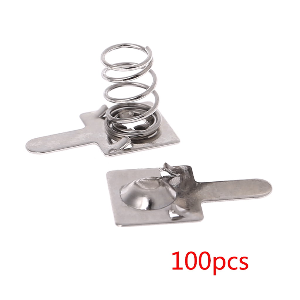 CIYISON 100 Pcs AA Battery Positive to Conversion Spring Nickeling ...