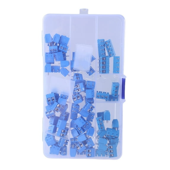 CIYISON 100Pcs PCB Wiring Terminals 5mm Pitches PCB Mount Screw ...