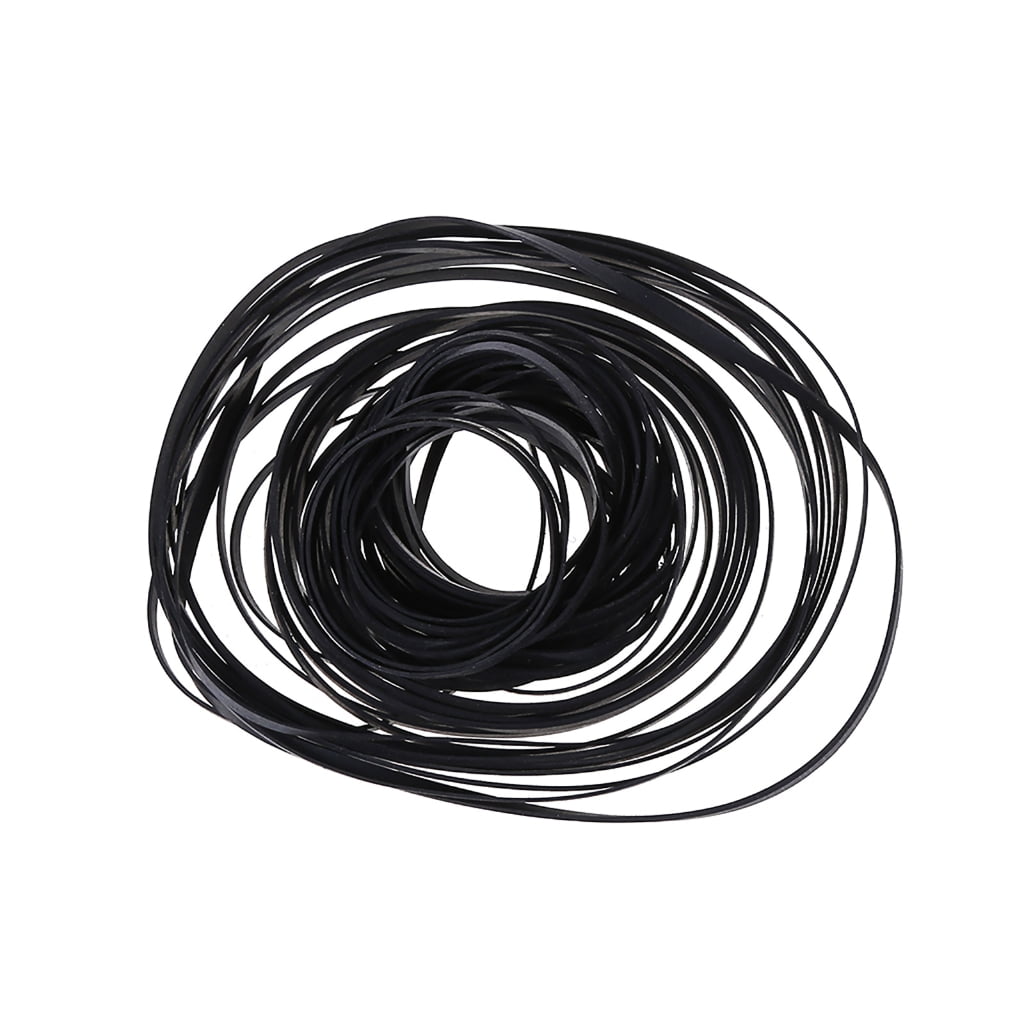 CIYISON 100Pcs/set Cassette Tape Machine Belts 40-135mm 3mm Width for ...