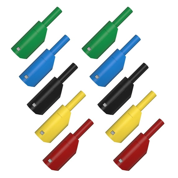CIYISON 10Pcs 2mm Stackable Shrouded Banana Plugs Test Leads Connectors ...