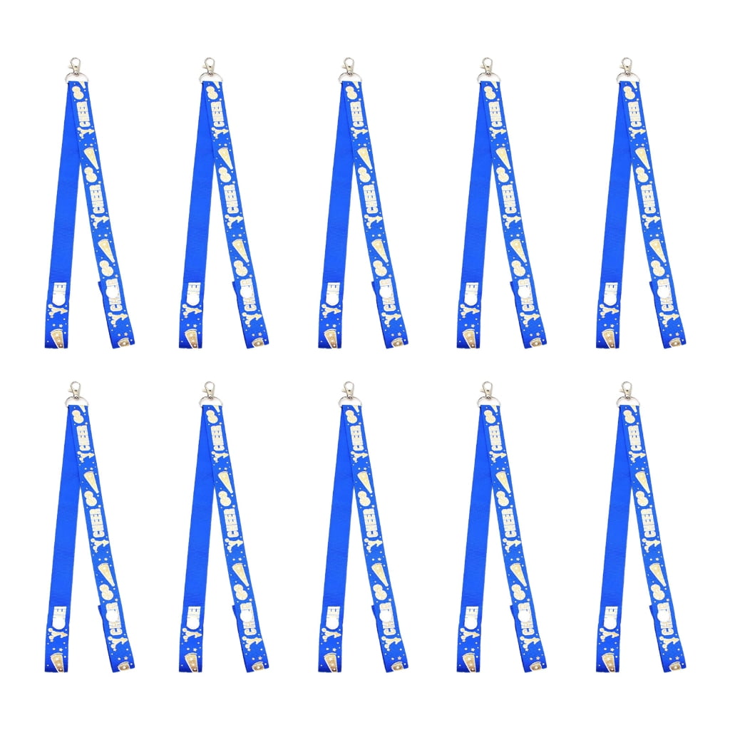 CIYISON 10Pcs Adjustable Cheer Pompon Holder Pompon Strap Lanyard ...