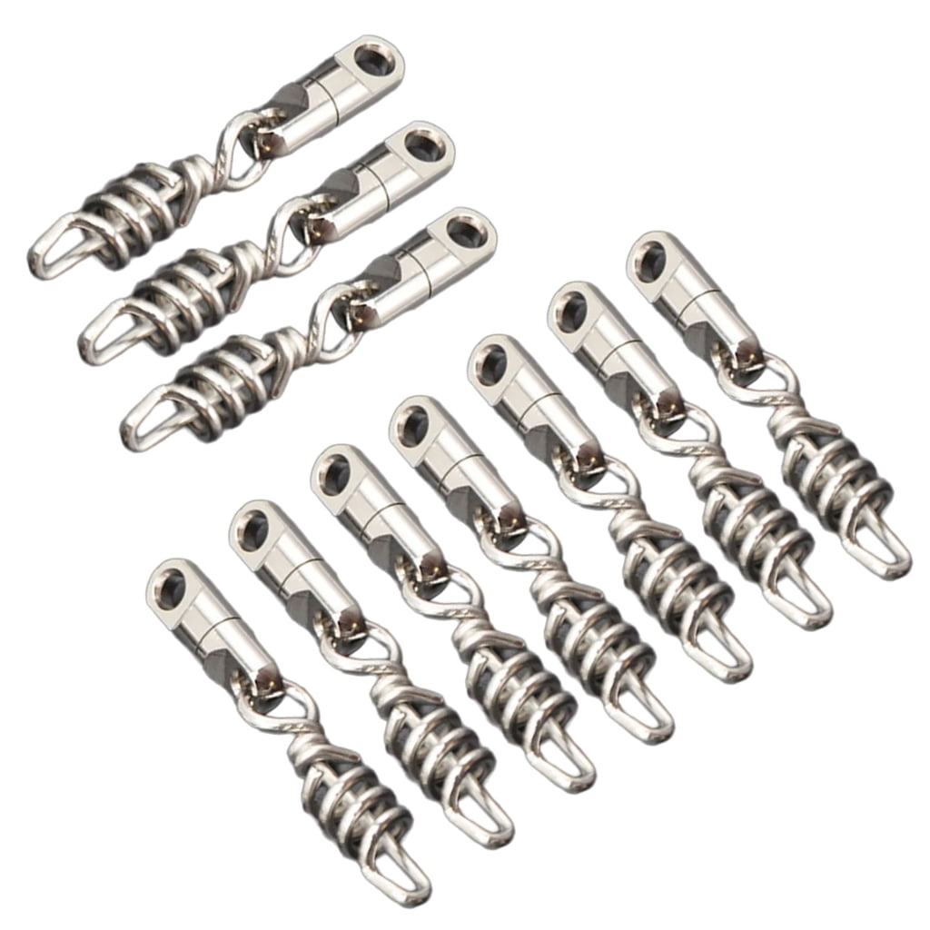 CIYISON 10Pcs Bearing Snap Fishing Barrels Swivels Lures Clip for ...