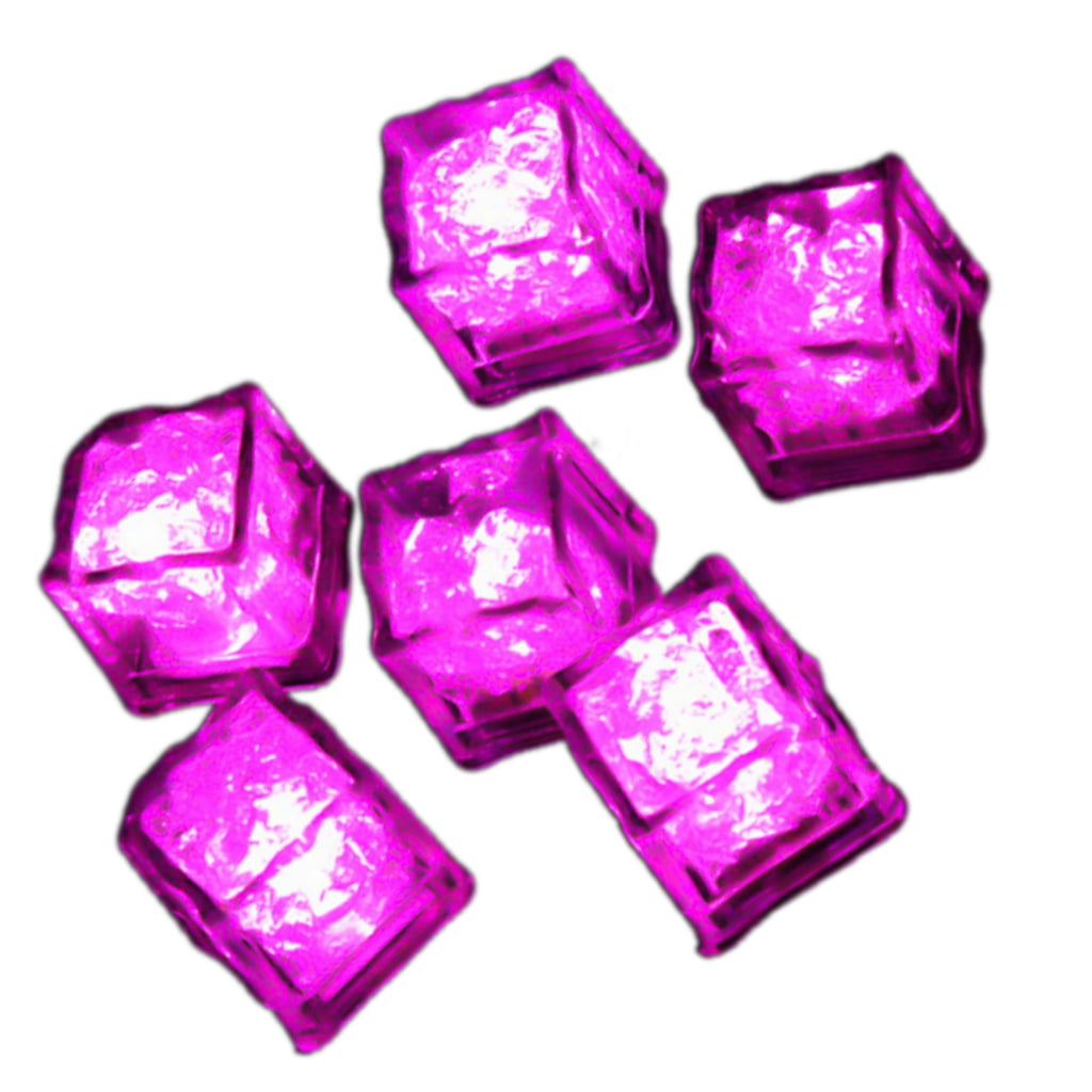 CIYISON 12 Set LED Ice Cube for Drink Luminous Ice Tray for Beverages ...