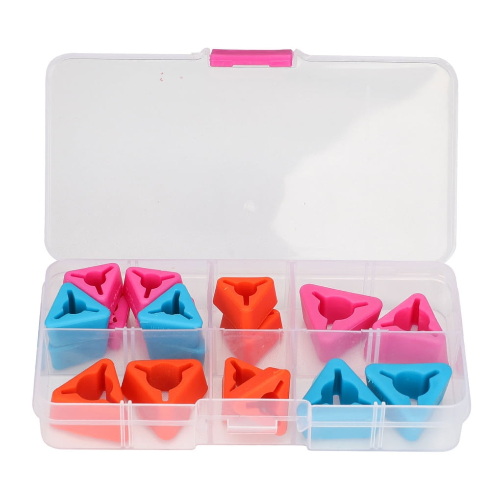 CIYISON 18Pcs Triangular Shape Rubber Needle Tip Stoppers Knitting ...