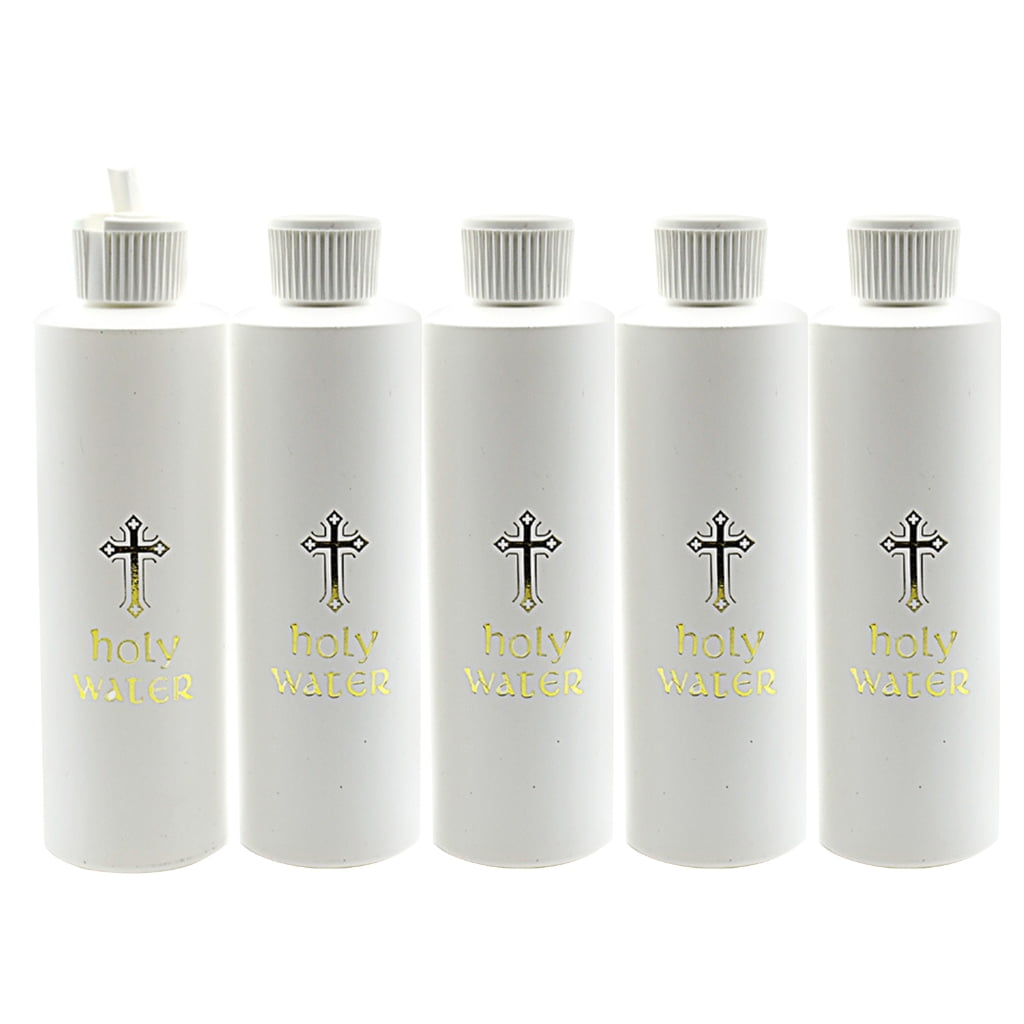 CIYISON 2/5pc Holy Water Bottle Cross Religion Container Organizers ...