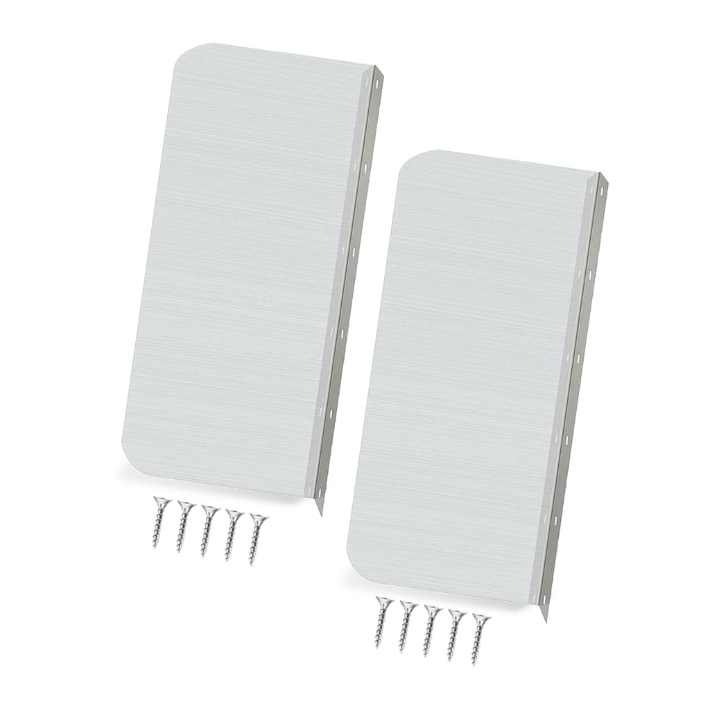 CIYISON 2 Pcs Kitchen Sink Splash Guard Metal Splashback Rustproof Side ...
