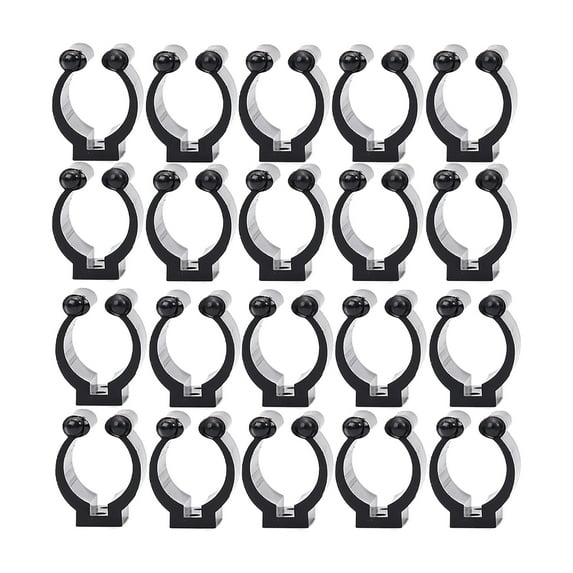 CIYISON 20Pcs Black Billiards Cue Clip Fishing Rod Storage Clips ...