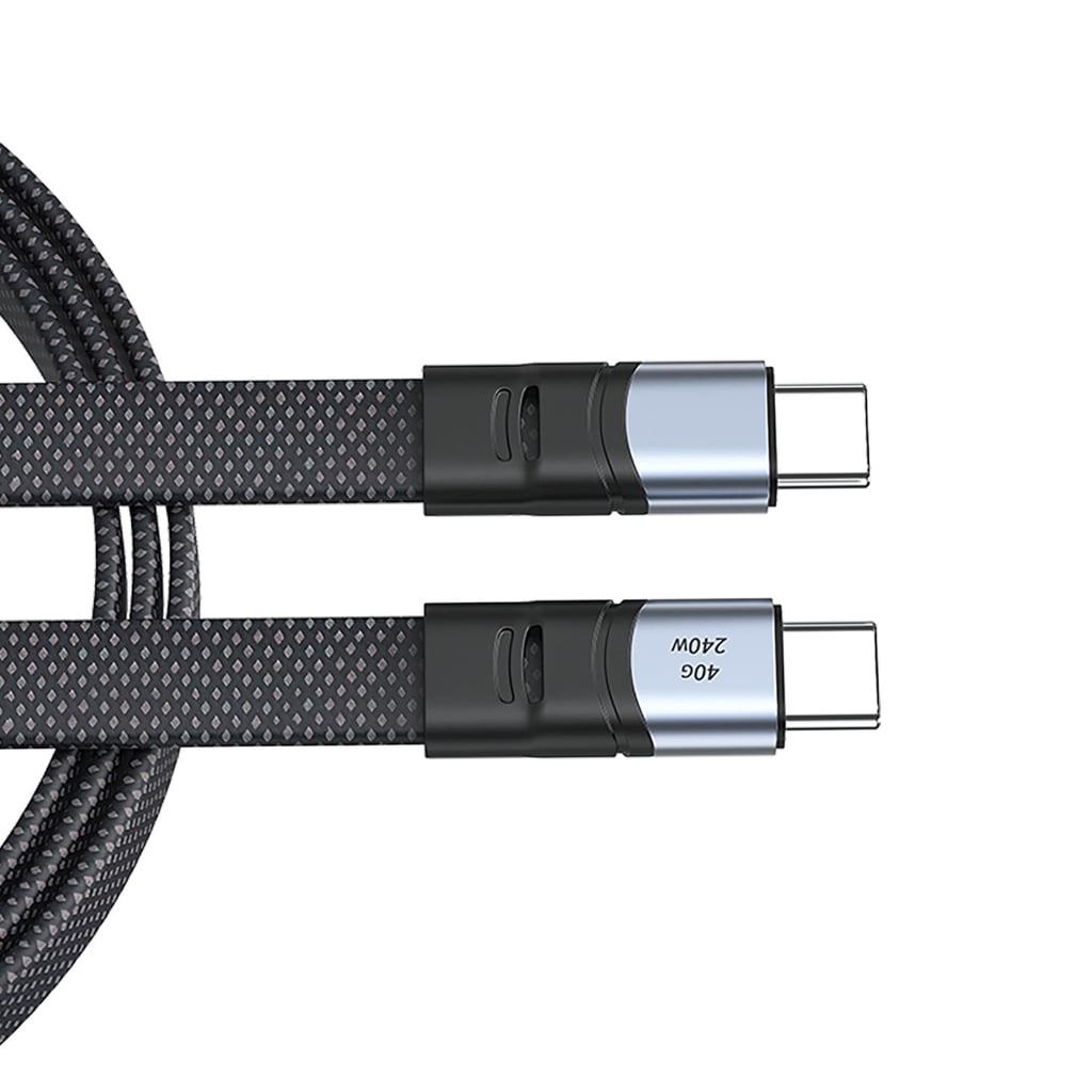 CIYISON 240W Type C to C Fast Charge Cable Flat Nylon Wire PD240W ...
