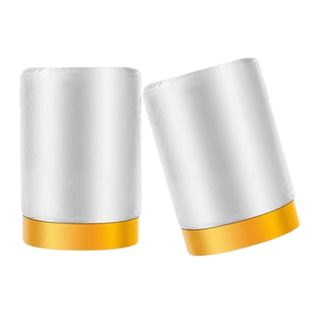 CIYISON 2Rolls Pre-Taped Masking Film,Plastic Protective Sheeting,Pull ...