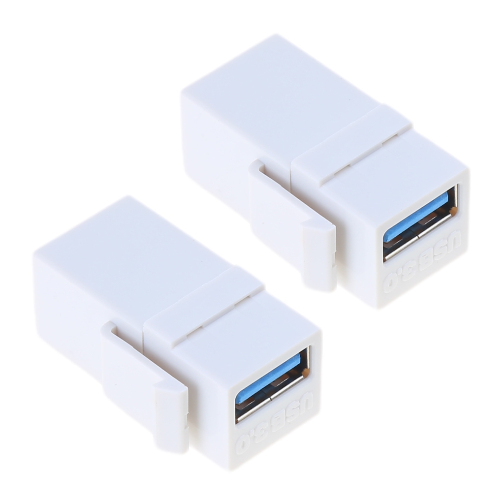 CIYISON 2pcs USB 3.0 Keystone Extension Coupler Adapters 4.8Gbps Fast ...