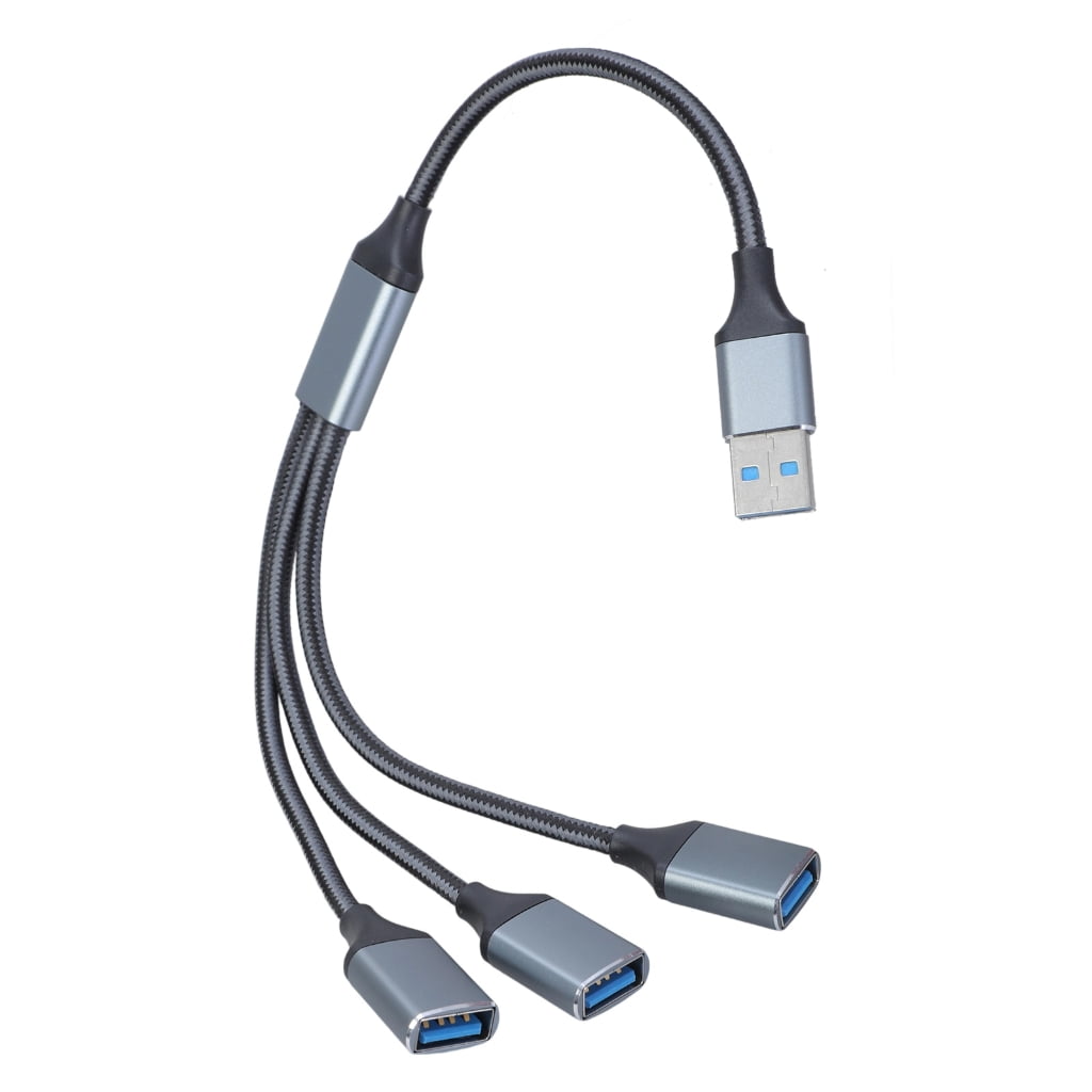 CIYISON 3 in 1 USB Y Splitter Cable USB Power Splitter Cable USB2.0 ...