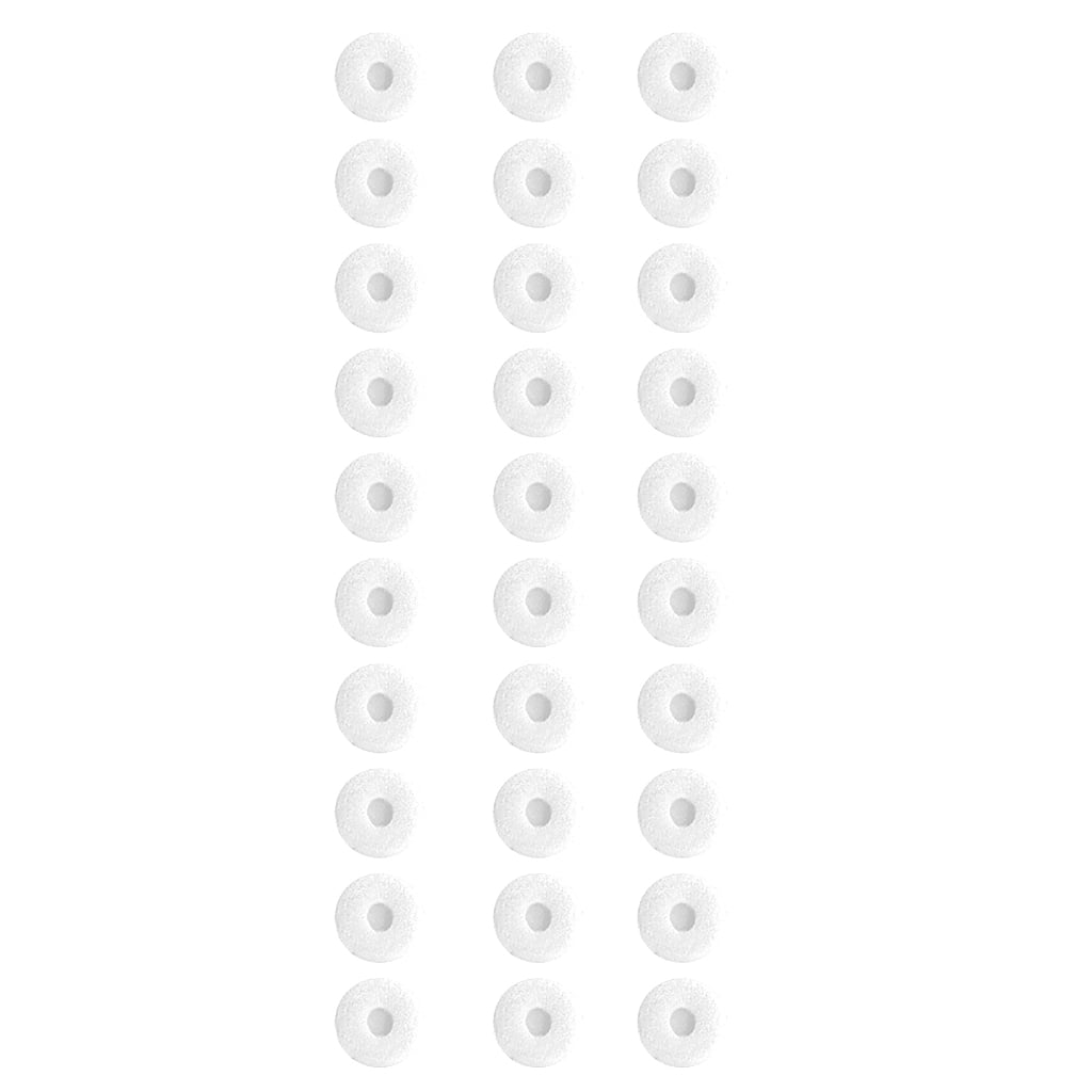 CIYISON 30Pcs 15mm Soft Foam Earbud Headphone Ear Pad Replacement ...