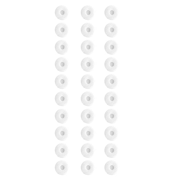 Replacement Silicone Ear Tips Earbuds Bud Earbuds Tips White Small ...