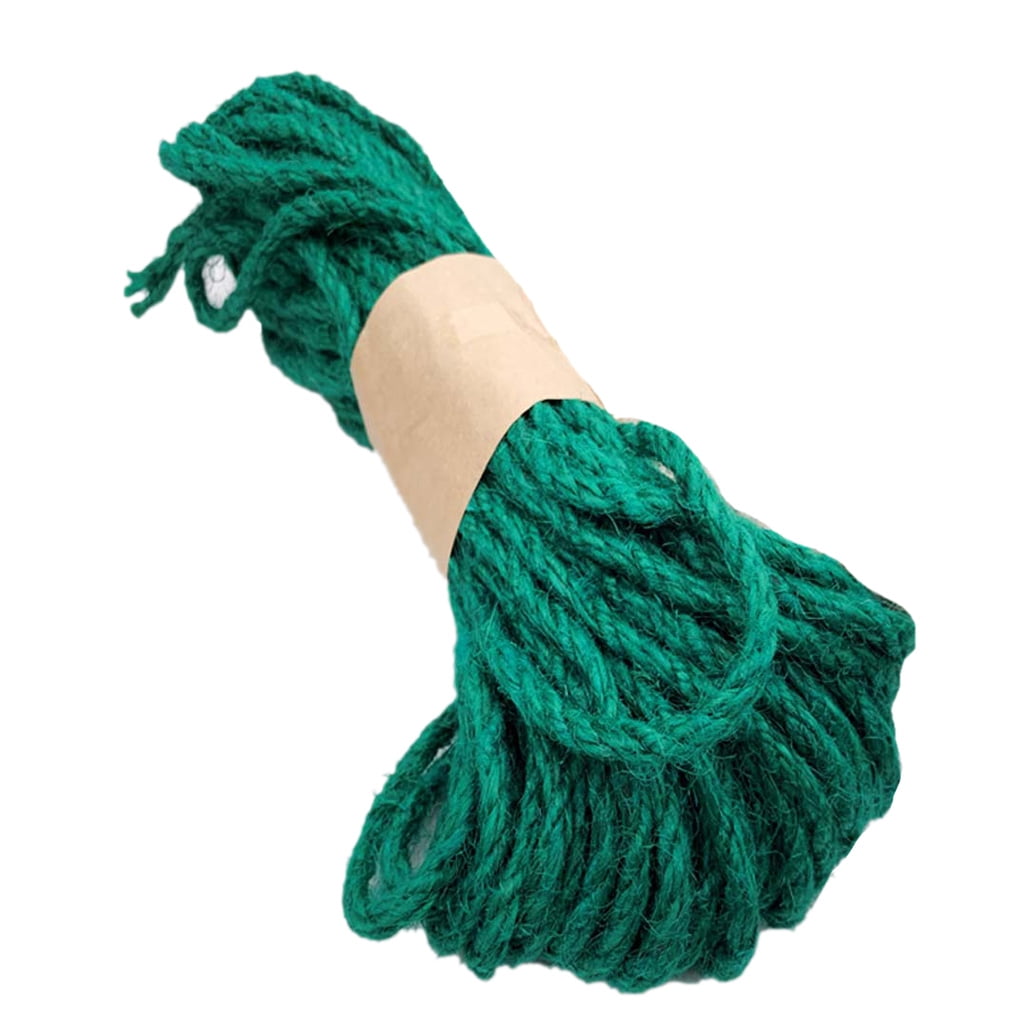 CIYISON 32ft. Long Green Jute String for DIY Household Art Craft ...