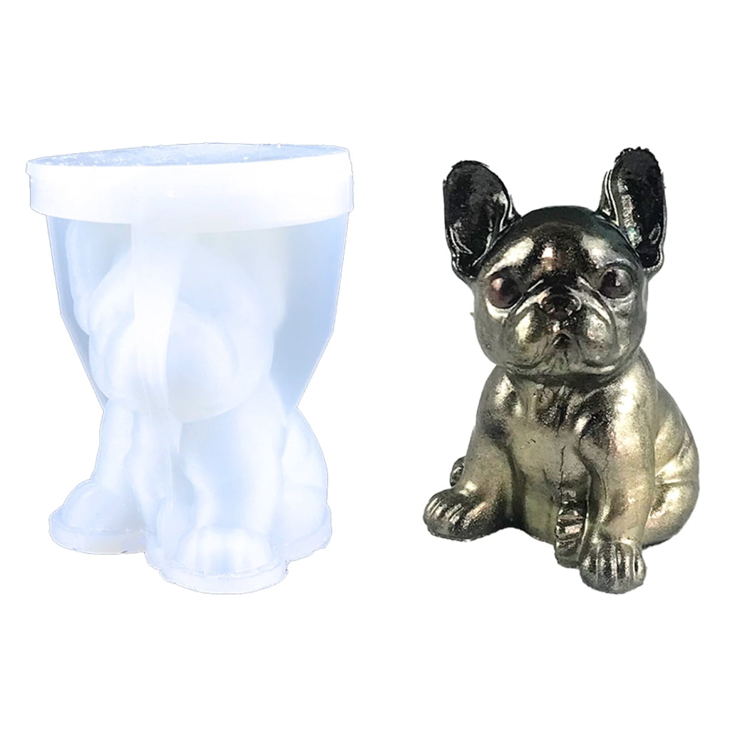CIYISON 3D Large Dog Epoxy Ornaments Mold Making Soap Melt Resin Clay ...