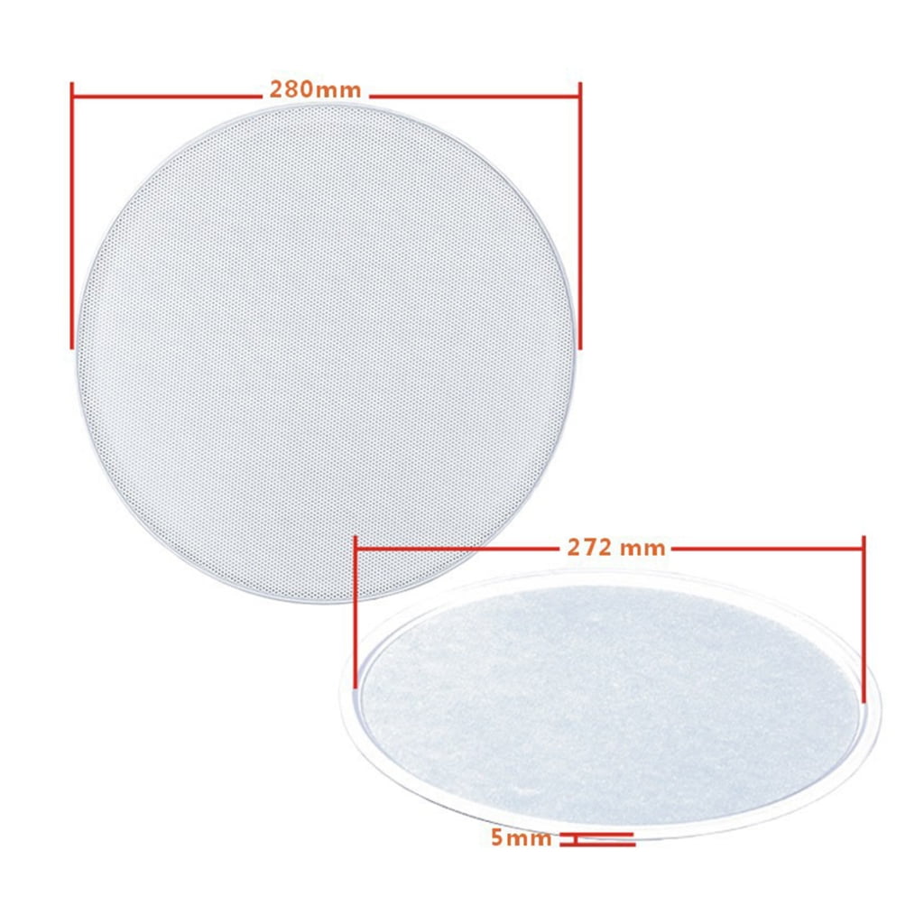CIYISON 4/5/6.5/8inch Ceiling Speakers Cover Decorative Round Metal Net ...