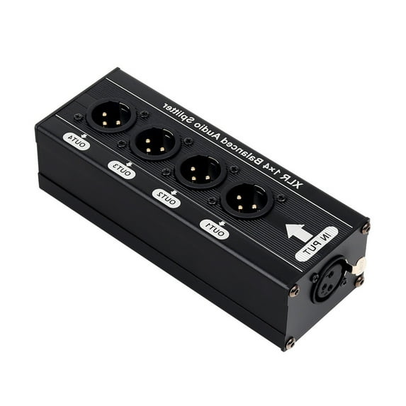 CIYISON 4 Channel Sound Splitter Networking Cable Extender Isolator ...