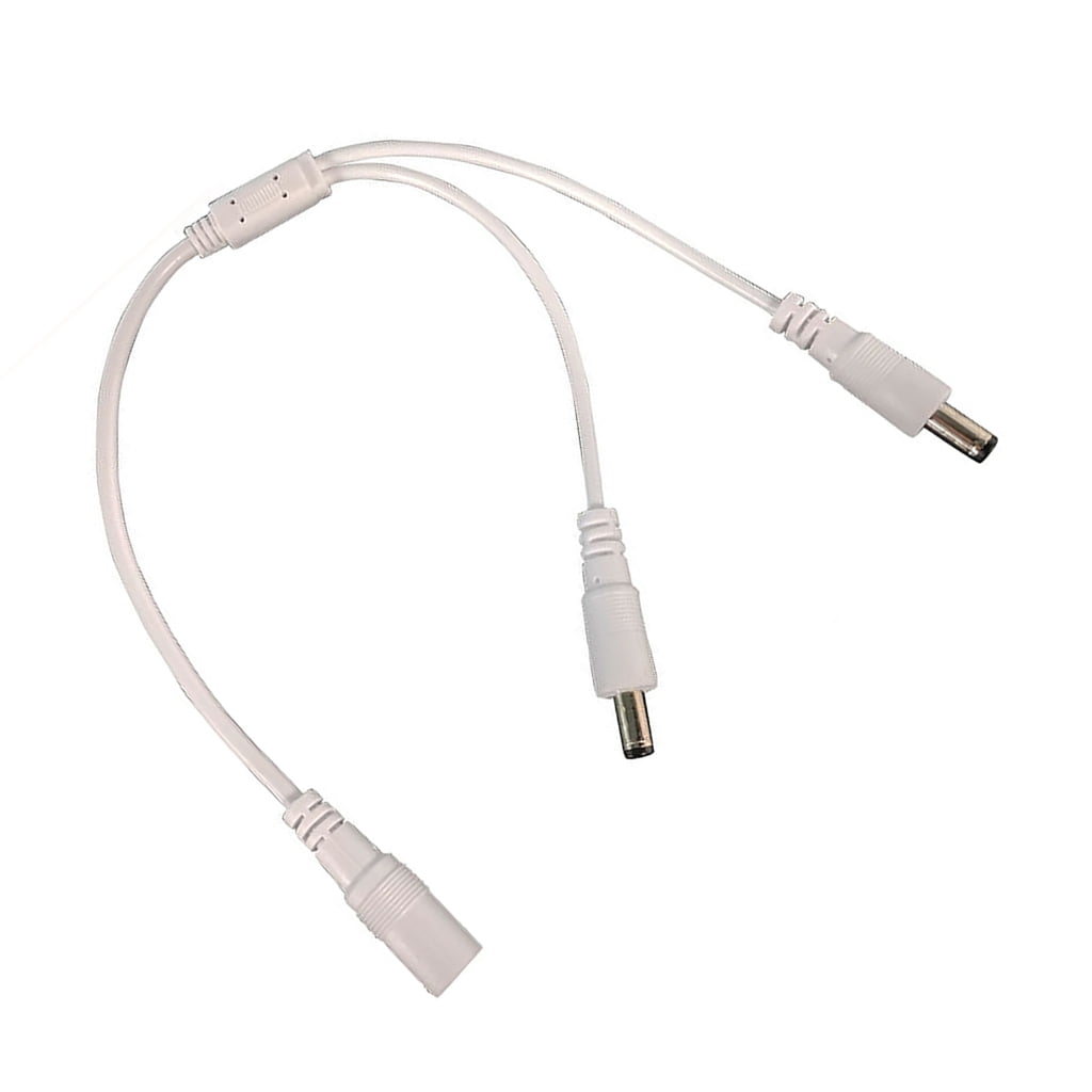 CIYISON 5.5mmx2.1mm Y Splitter Cable DC5.5x2.1mm CCTV Powers Supply ...