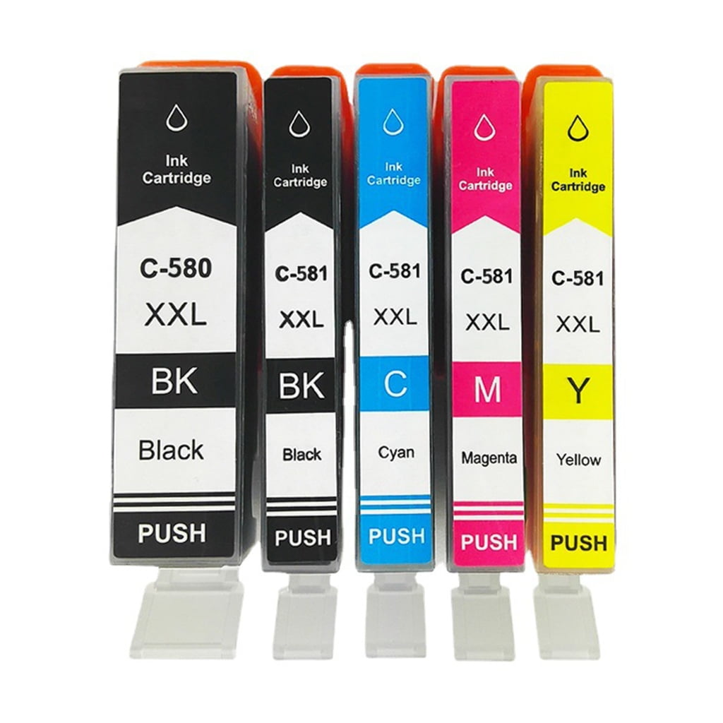 CIYISON 5/6pcs PGI580 PGBK CLI581 Compatible Ink Cartridge for TS8150 ...