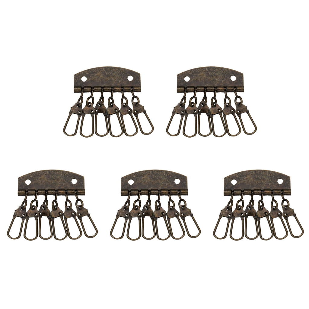 CIYISON 5 Pieces/Set Key Holders Multifunctional Key Rings with 4/6 ...