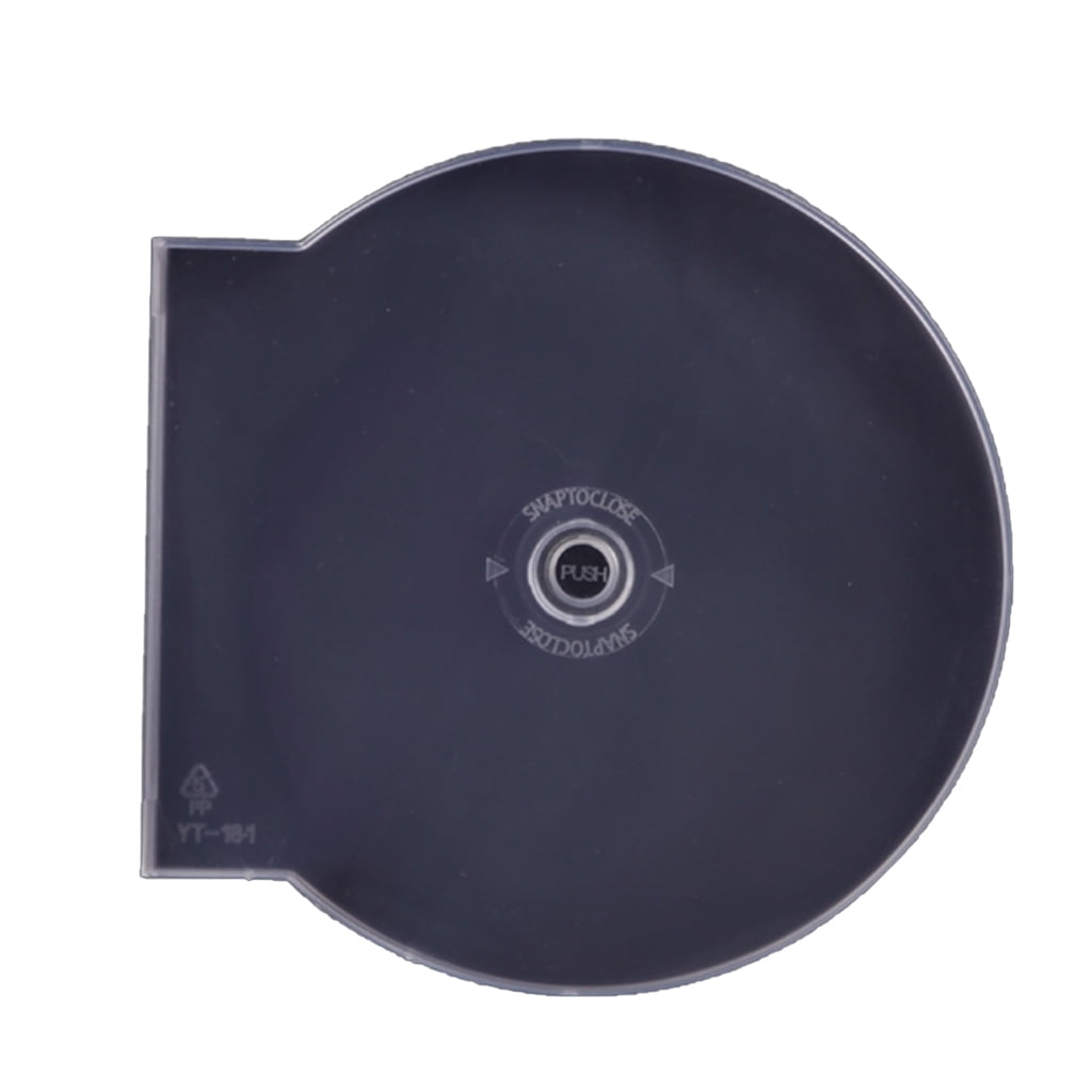 CIYISON 50-Pack Semicircle CDs DVDs Cases Clear Transparent Waterproof ...