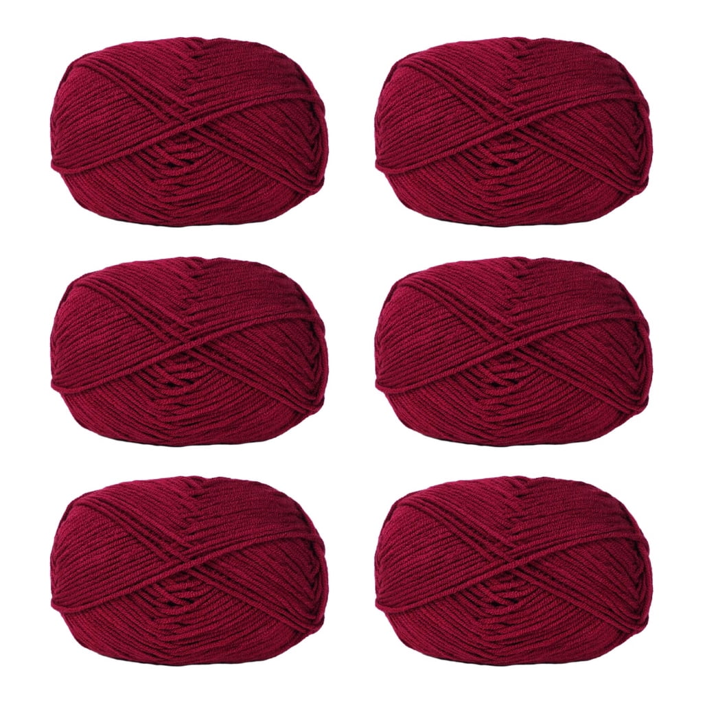 CIYISON 50g Knitting Yarn Crochet Yarn Skein Soft Acrylic Yarn for ...