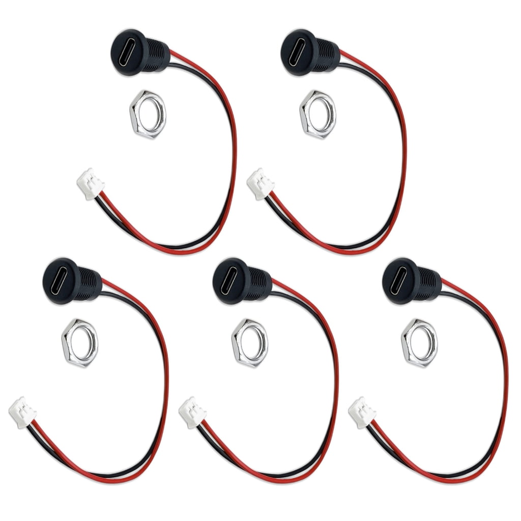 CIYISON 5Pcs Charging Socket USB Type C Female 2Pin USB Connector High ...