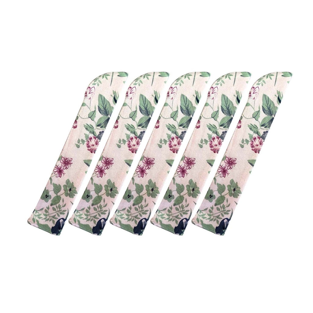 CIYISON 5Pcs Handhelds Folding Fan Storage Bag Vintage Flower Print ...